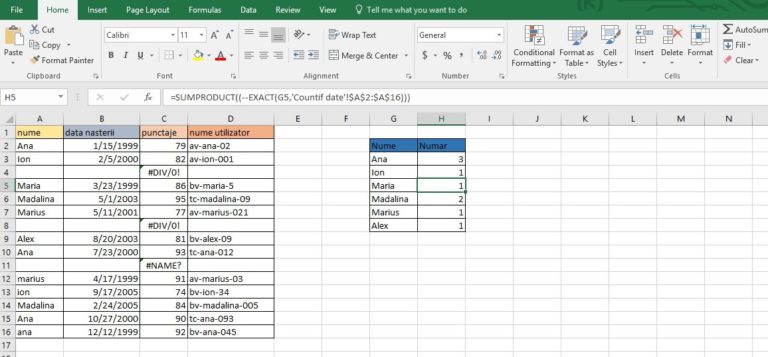EXCEL-Functii matematice-Functia SUMPRODUCT | Cursuri Excel
