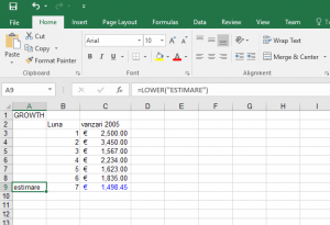 EXCEL-Functii text-Functia LOWER | Cursuri Excel